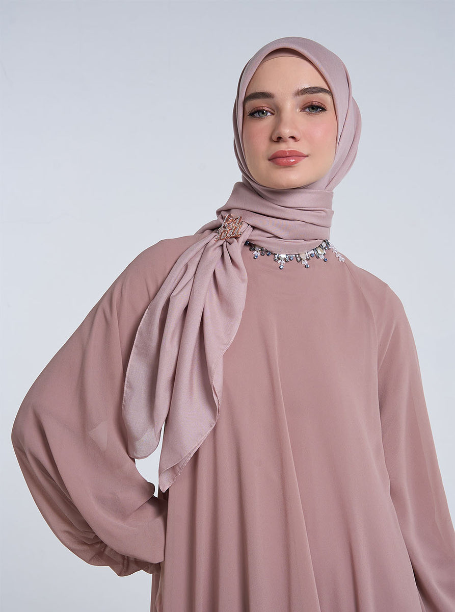 AIRY VOILE SCARF PLAIN LOTUS – Kami Idea