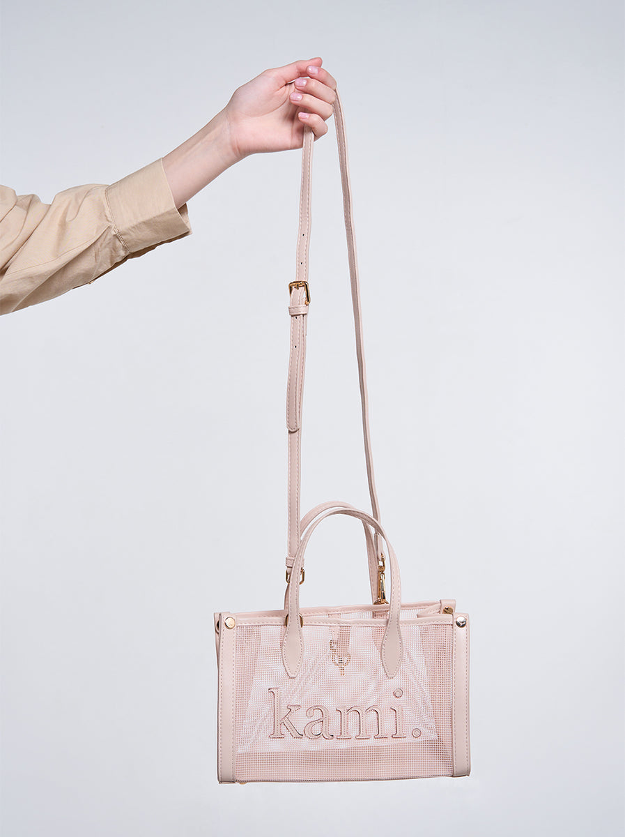KAMI MINI NET BAG ACCESSORIES BLUSH – Kami Idea