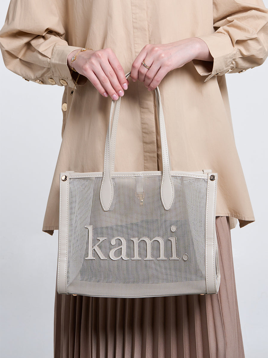 KAMI NET BAG ACCESSORIES IVORY – Kami Idea