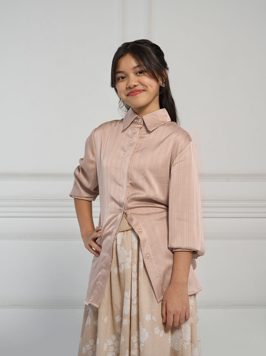 UMAYRA LAYERED TOP BLUSH – Kami Idea