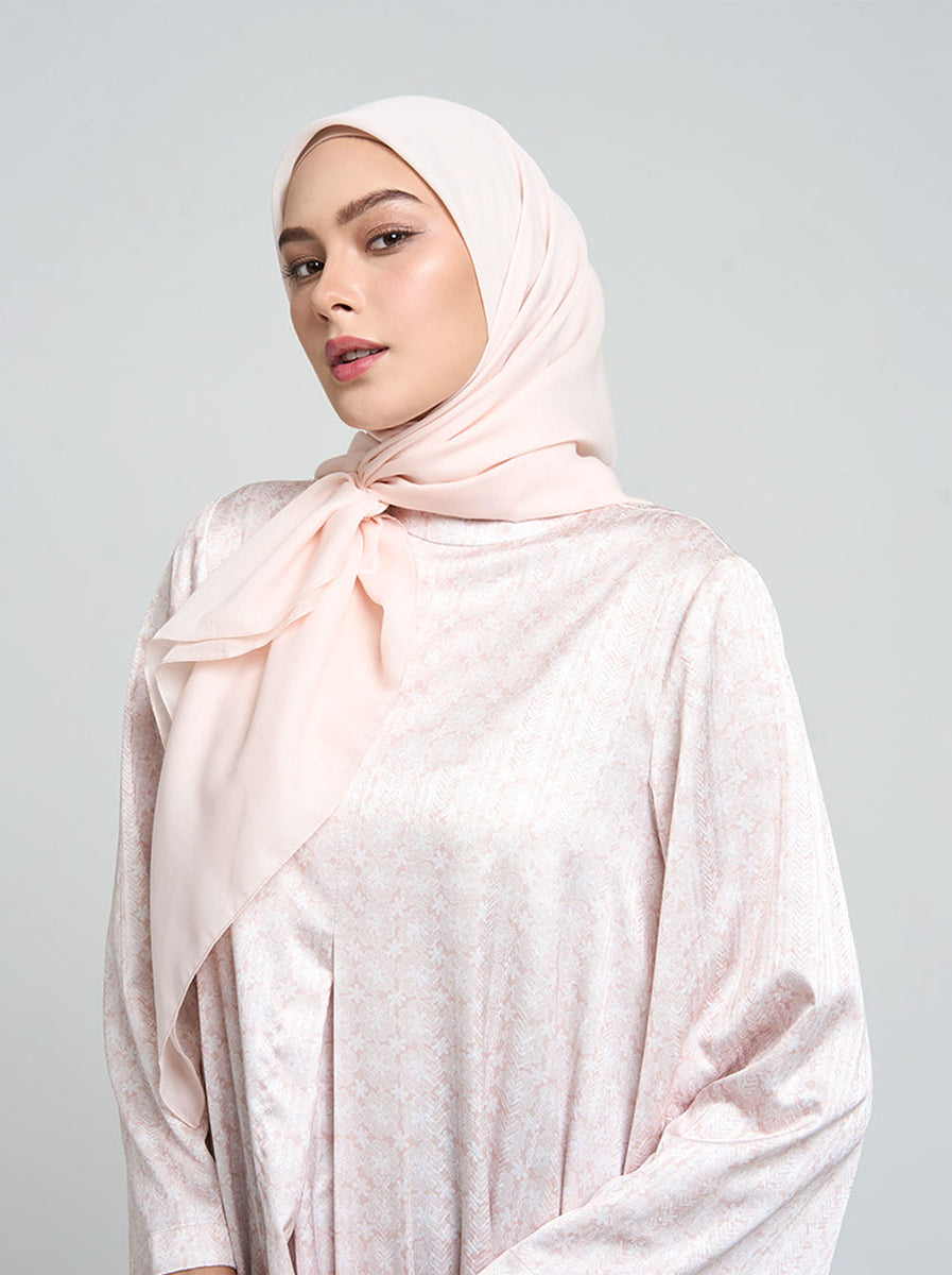FINE VOILE SCARF PLAIN BLUSH – Kami Idea