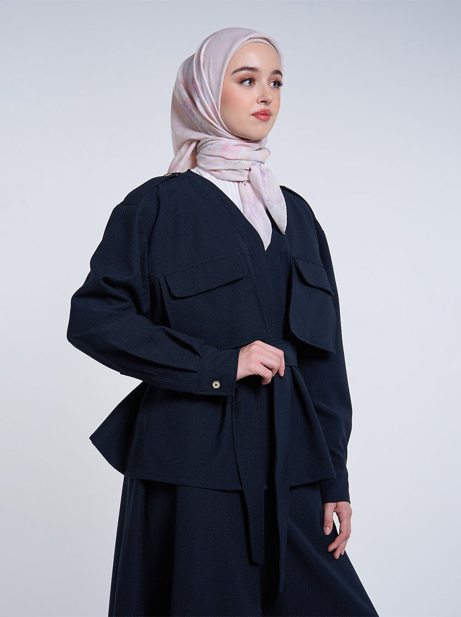 KIZA OVERSIZED OUTER DARK NAVY – Kami Idea