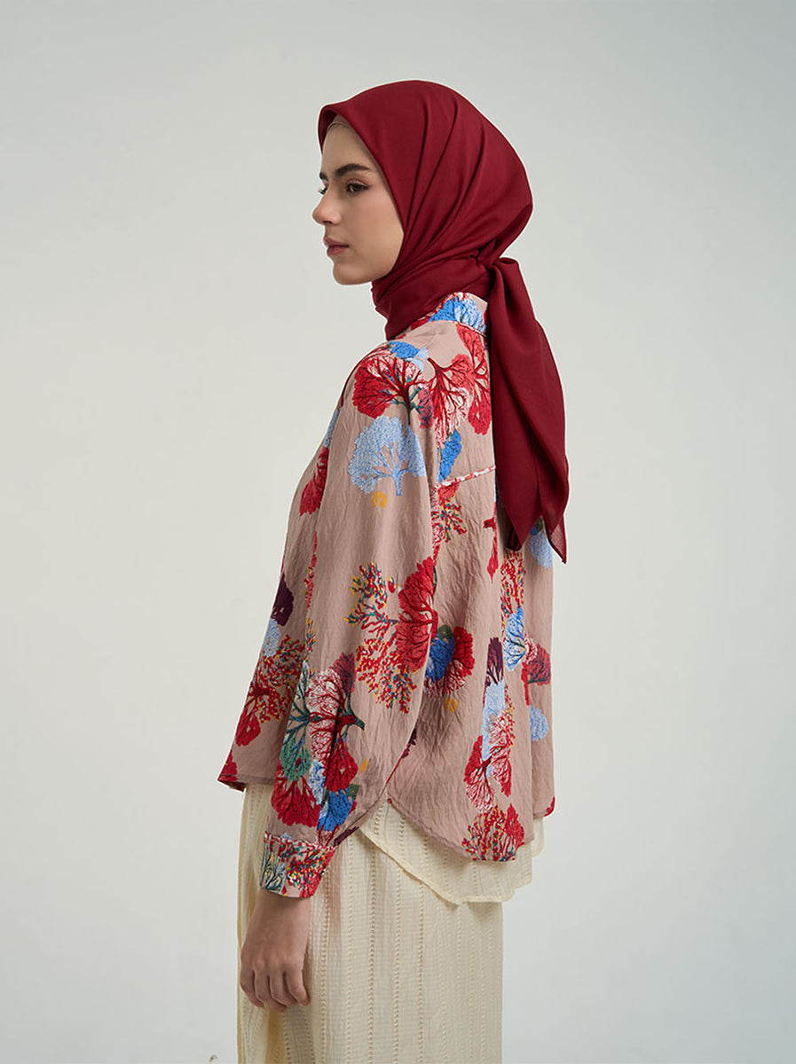 NADINE LAYERED TOP OAK – Kami Idea