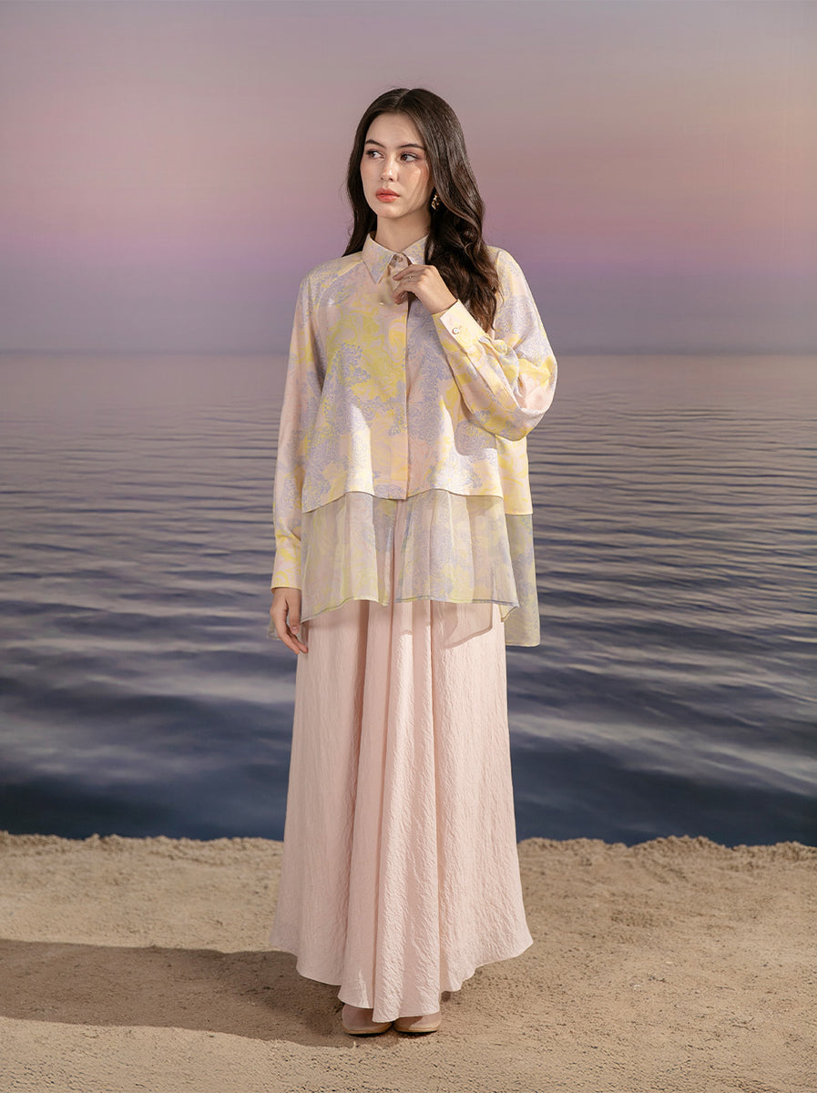 BELLA LAYERED TOP LIME – Kami Idea