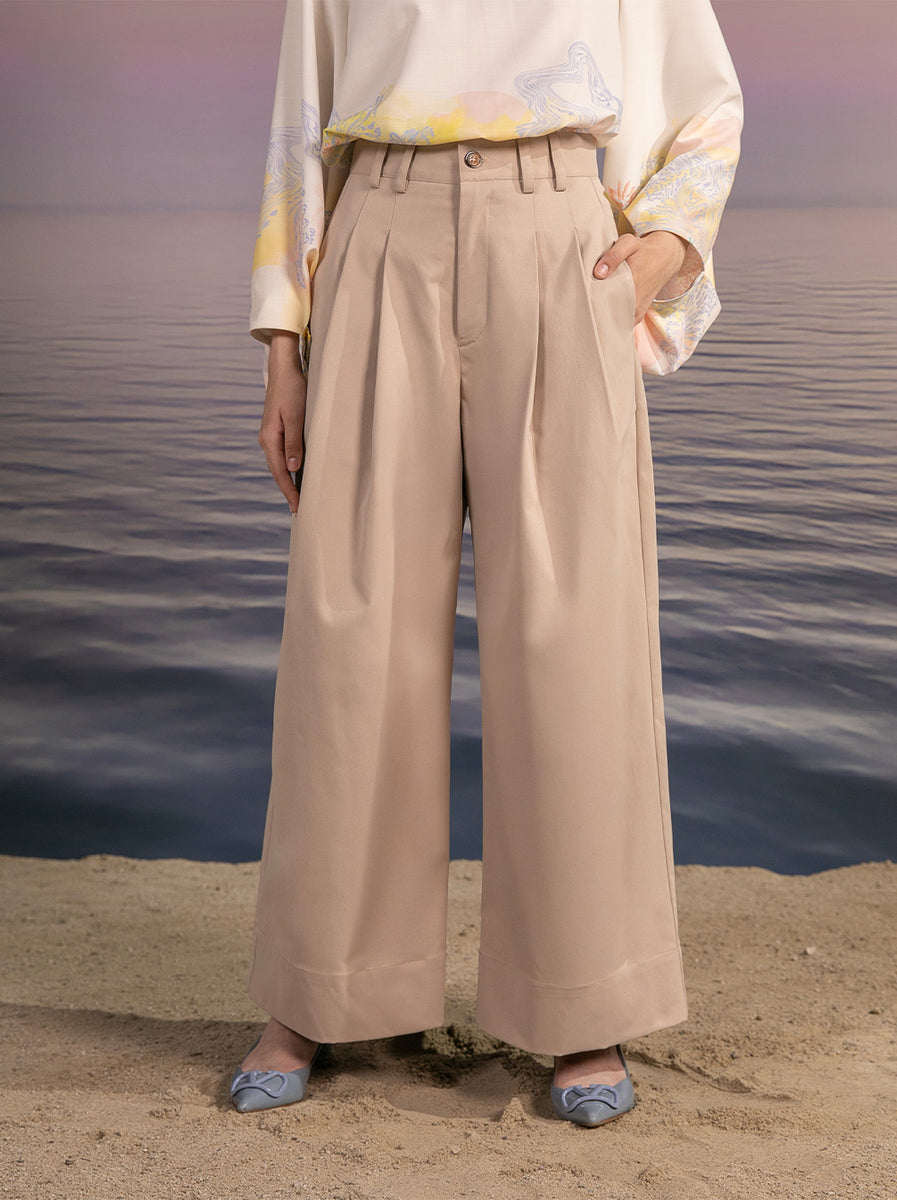 HILYA STRAIGHT PANTS BLUSH – Kami Idea