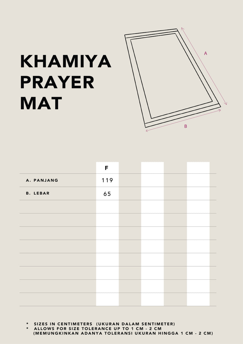 KHAMIYA PRAYER MAT ESSENTIAL DARK BLUEBERRY – Kami Idea