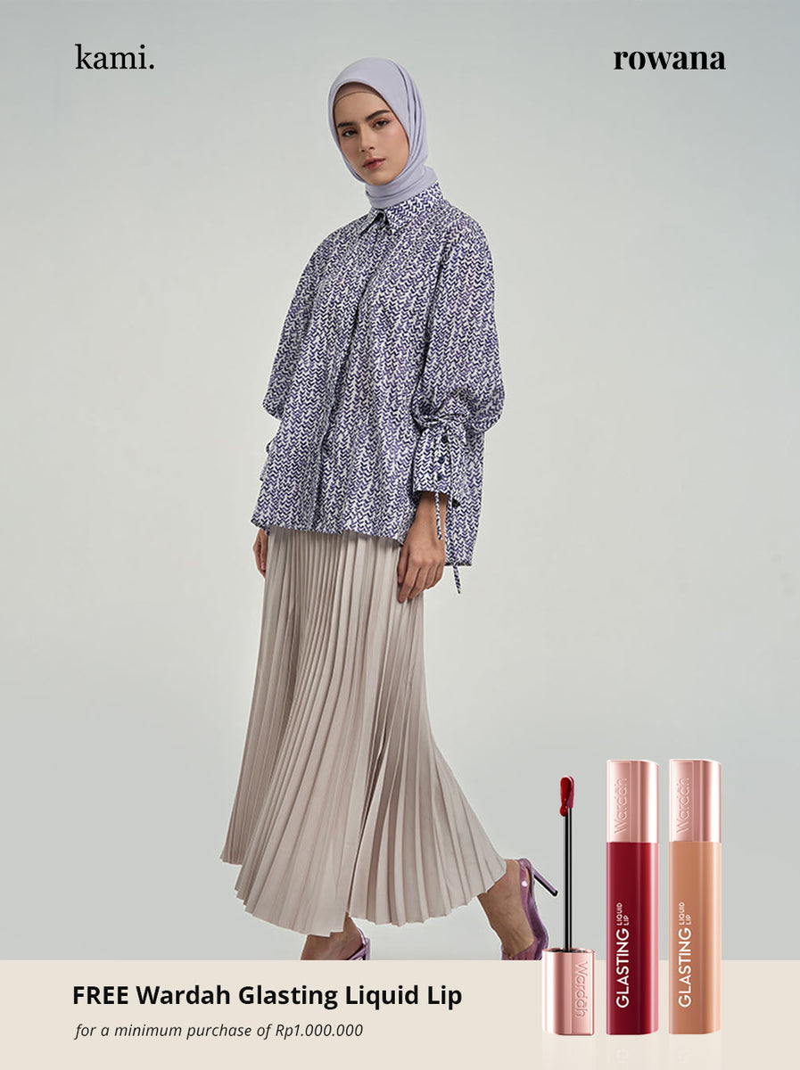 YANZA EMBROIDERY TOP BLUEBERRY – Kami Idea