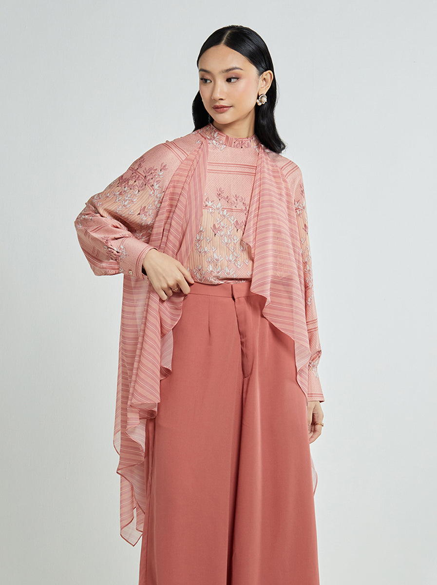 ELIZA LAYERED TUNIC SUNSET BLUSH – Kami Idea