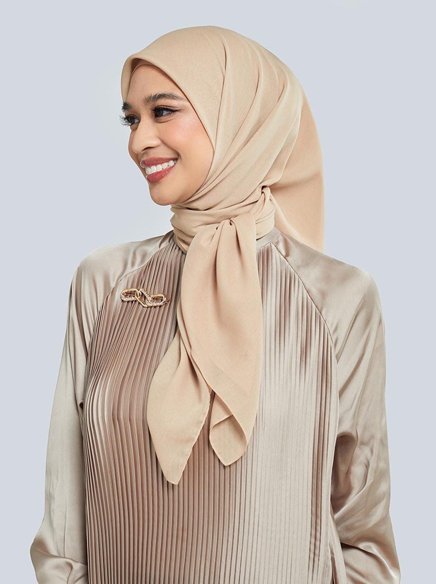 DELICATE PARIS SCARF PLAIN TAN – Kami Idea