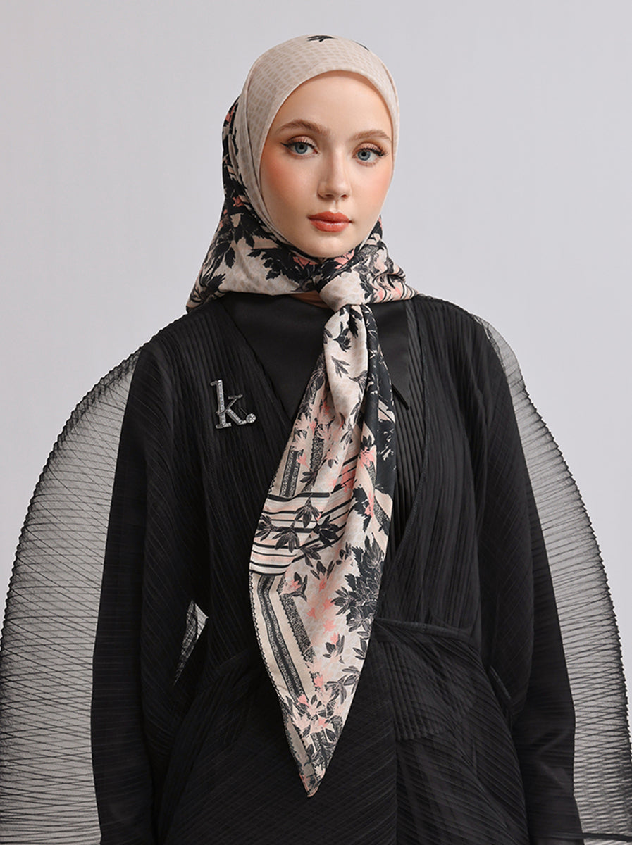 ORVA RAYA SIGNATURE SCARF BEIGE CLAY – Kami Idea