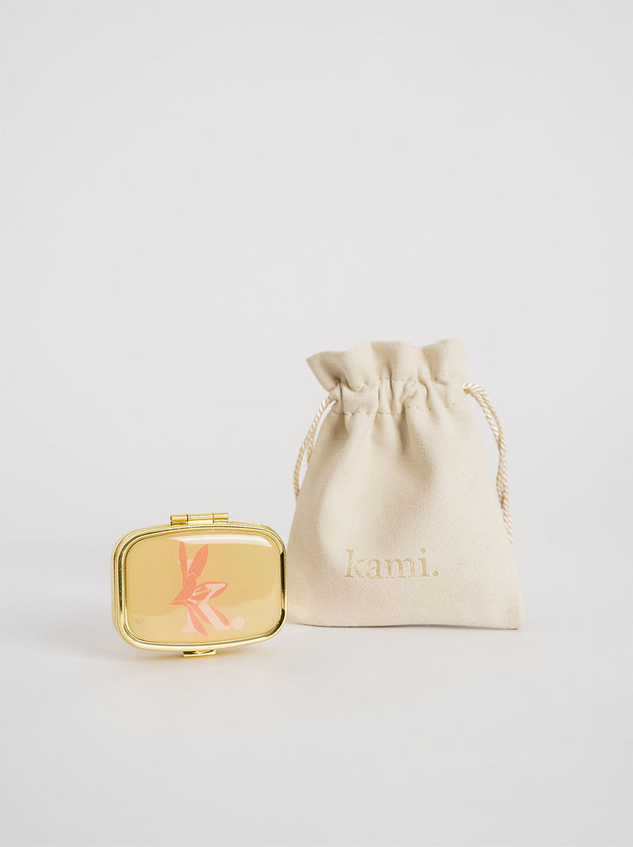 KAMI. SIGNATURE PIN BOX ACCESORIES SAGE GOLD – Kami Idea