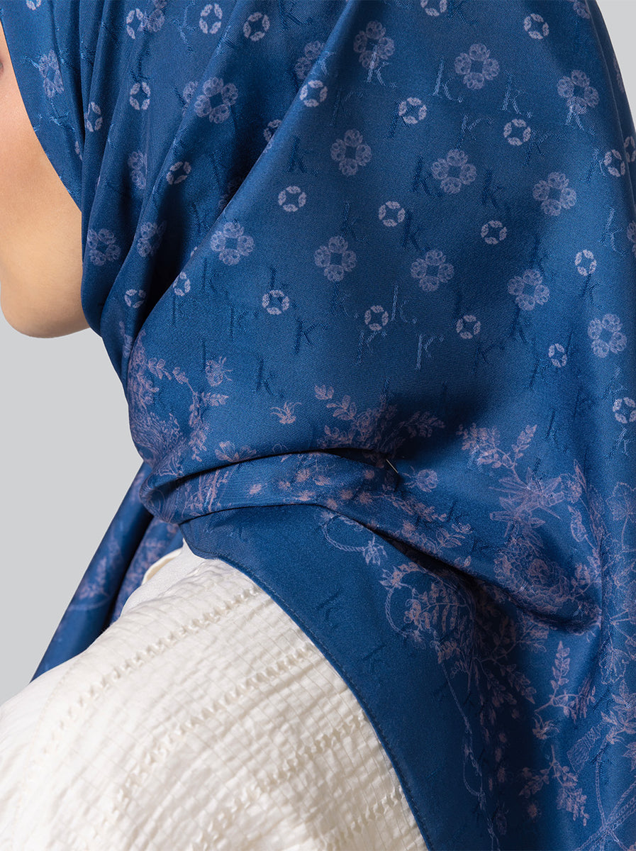 NOLA SIGNATURE SCARF NAVY – Kami Idea
