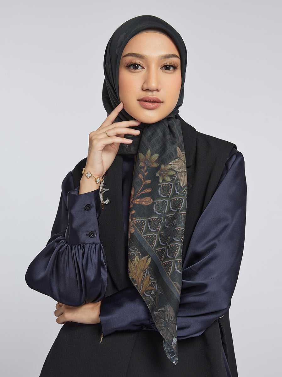 TEMIMA SCARF CHARCOAL – Kami Idea