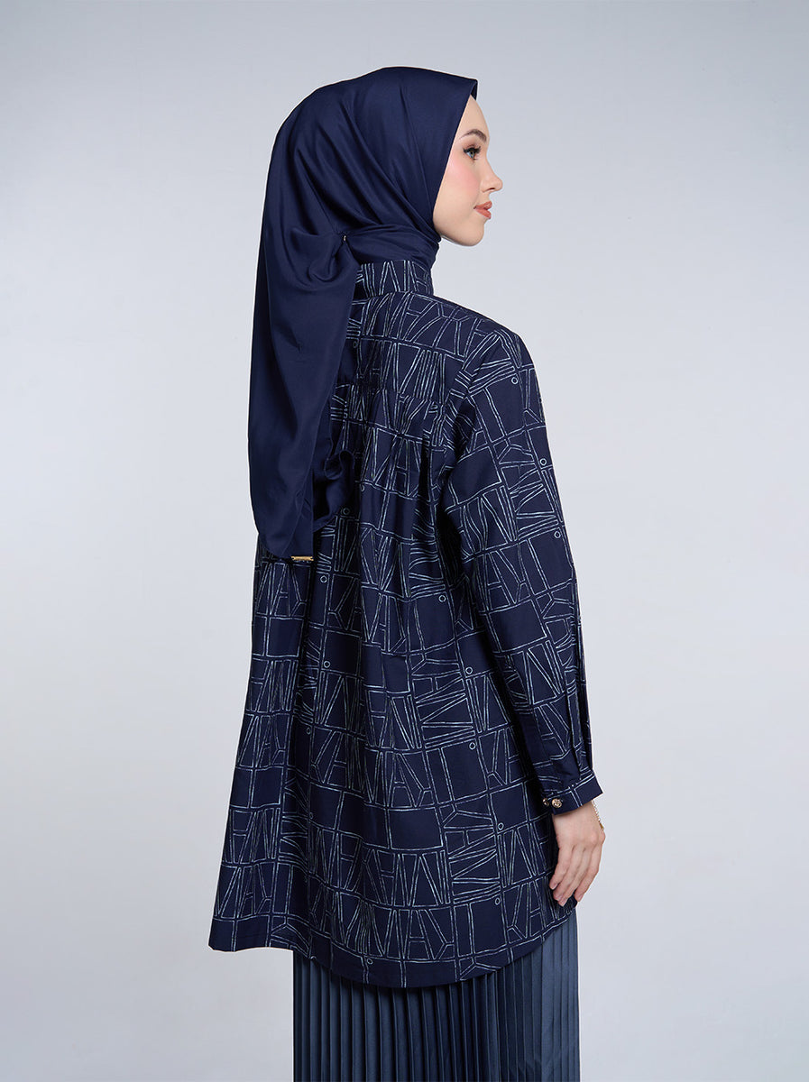ZALINE REGULAR TOP NAVY – Kami Idea